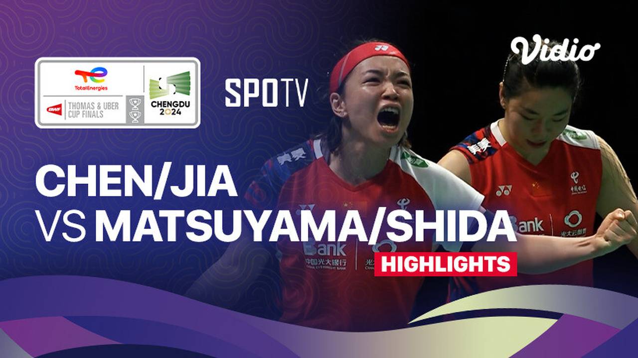 Chen Qing Chen/Jia Yi Fan (CHN) vs Nami Matsuyama/Chiharu Shida (JPN) - Highlights | Uber Cup ...