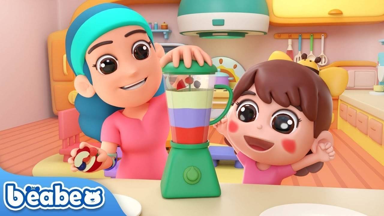 Rainbow Fruit Juice | Colors Song | BeaBeo Nursery Rhymes & Kids Songs ...