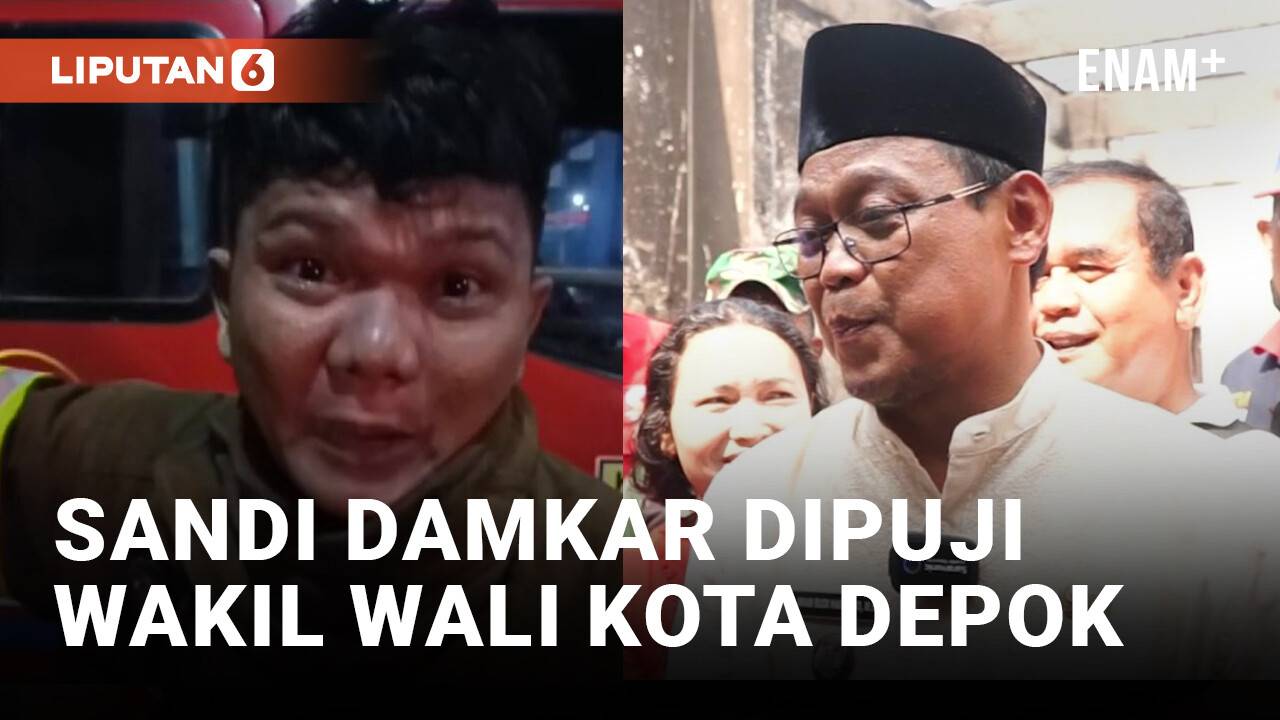 Imam Budi Hartono Ucapkan Terima Kasih ke Sandi Damkar Depok - liputan6.com | Vidio