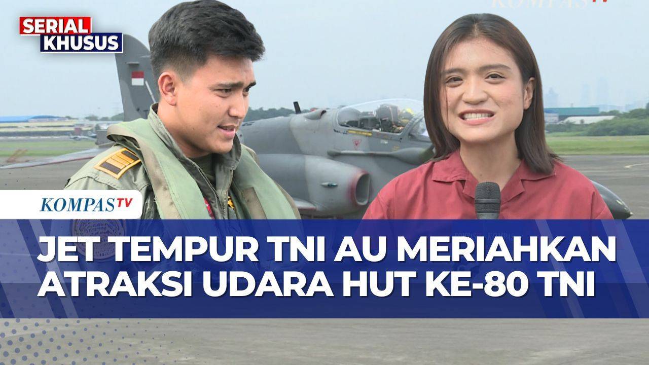 Persiapan Skadron 12, Atraksi Udara Jet Tempur Meriahkan HUT ke-80 TNI di Monas | SAPA PAGI ...