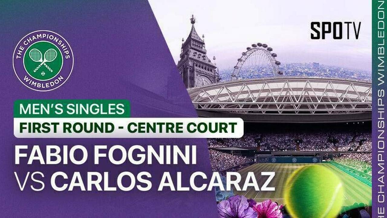 Fabio Fognini vs Carlos Alcaraz - Full Match | Wimbledon 2025