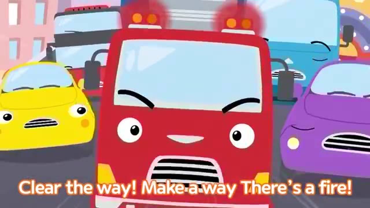 Tayo's Car Songs - Ep 03 - On the Way! Fire Truck (2022) | Vidio