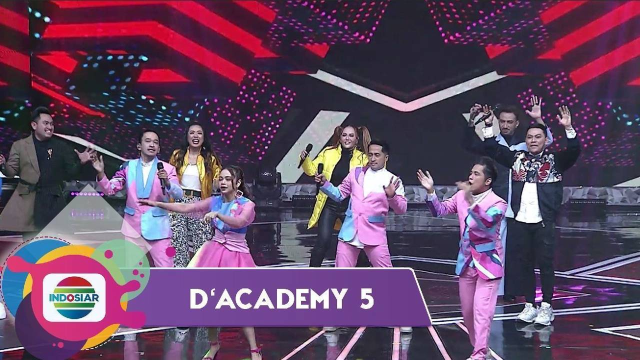 Pemanasan Dulu Jirayut Lady Rara Pimpin Senam Heboh dan Nagih Banget ya Mae | D'academy 5 | Vidio