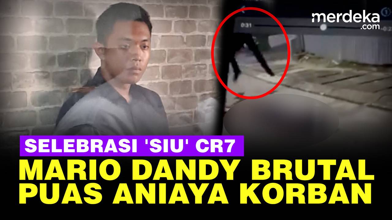 Rekaman Video Mario Dandy Selebrasi 'Siu' Christiano Ronaldo saat ...