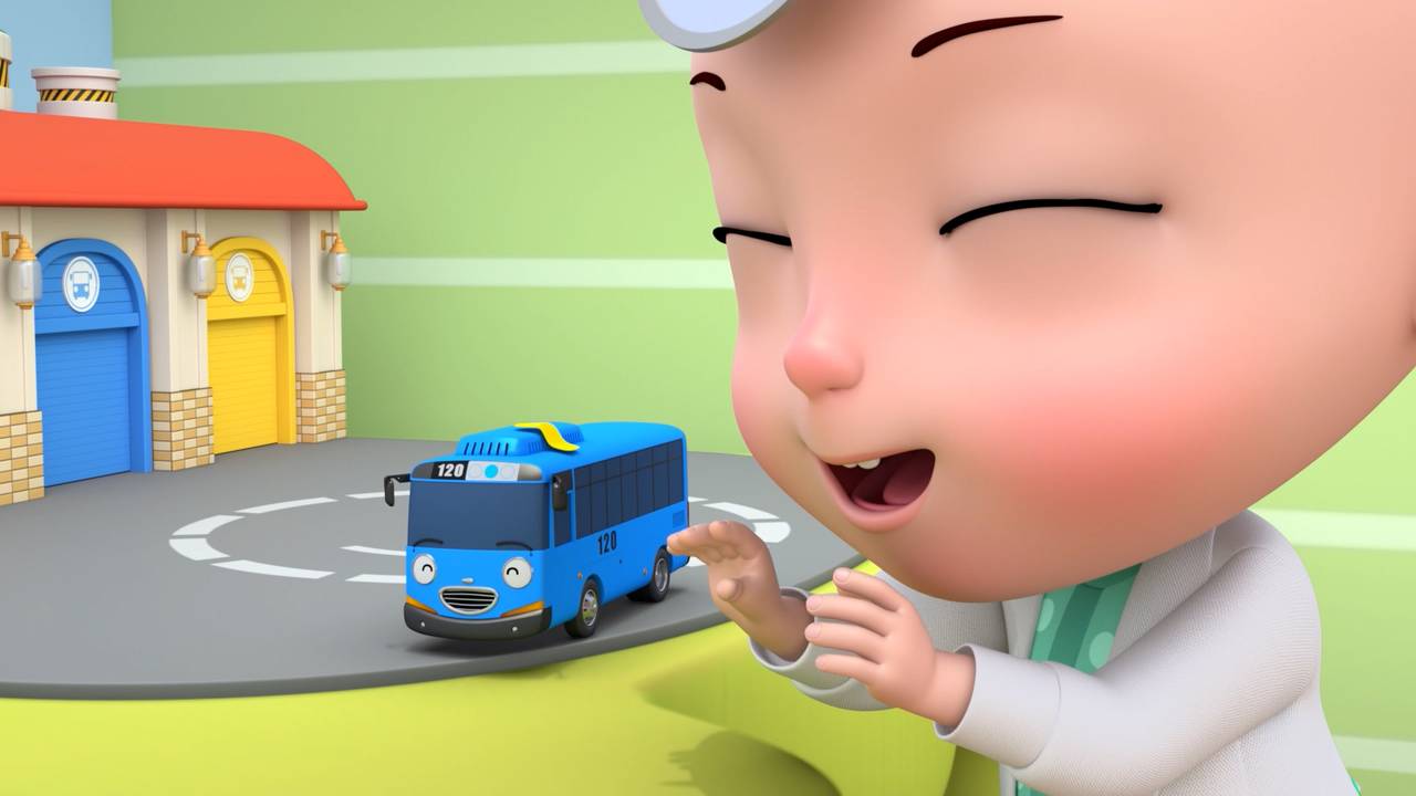 Baby Tayo Song - Ep 10 - Five little cars (2022)