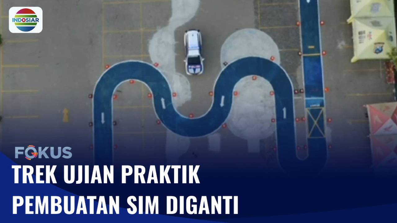 Kabar Gembira! Trek Ujian Praktik Pembuatan SIM Diganti, Tak Ada Lagi ...