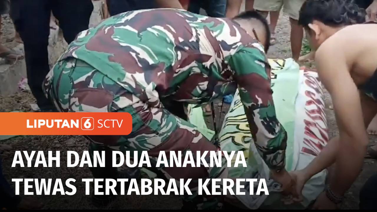 Prajurit TNI dan Dua Anaknya Meninggal Dunia Tertabrak Kereta Api di ...