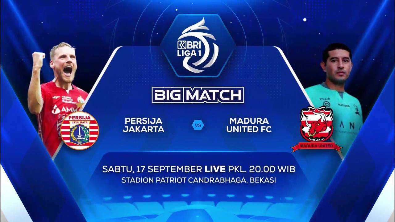 Saksikan Persija Jakarta vs Madura United FC!! Super Big Match BRI Liga 1 - 17 September | Vidio
