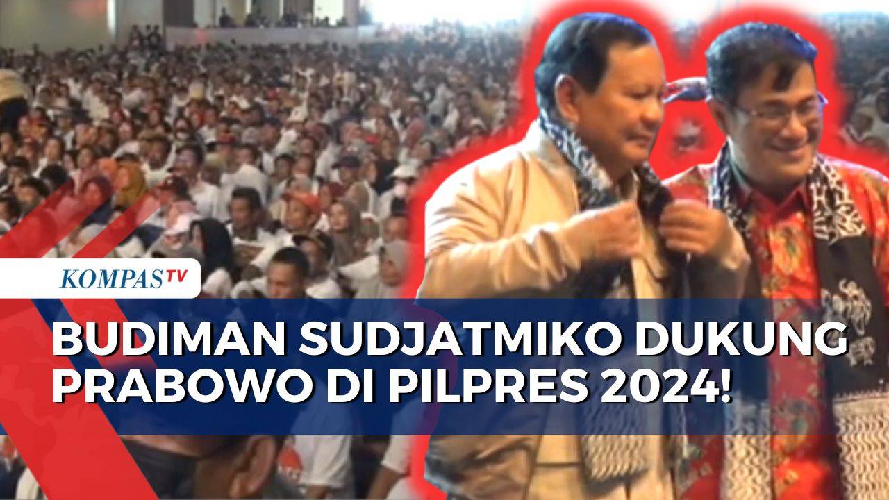 Meski Kader Pdip Budiman Sudjatmiko Deklarasi Dukungan Kepada Prabowo
