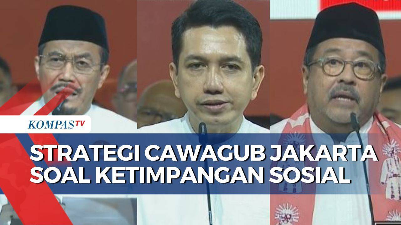 Ini Strategi RK-Suswono, Dharma-Kun dan Pramono-Rano Atasi Ketimpangan Sosial di Jakarta ...