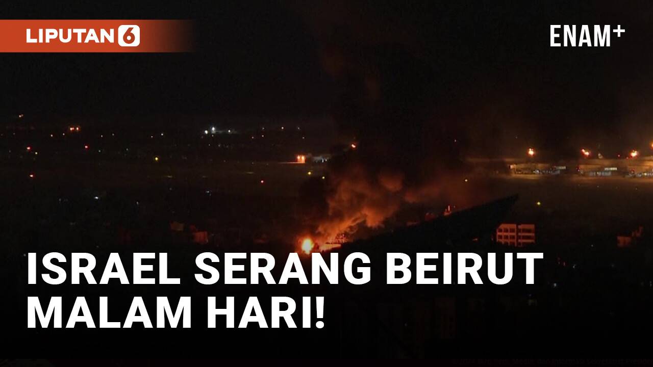 Serang Beirut Malam Hari, Israel Targetkan Cabang Keuangan Hizbullah - LiputanEnam | Vidio