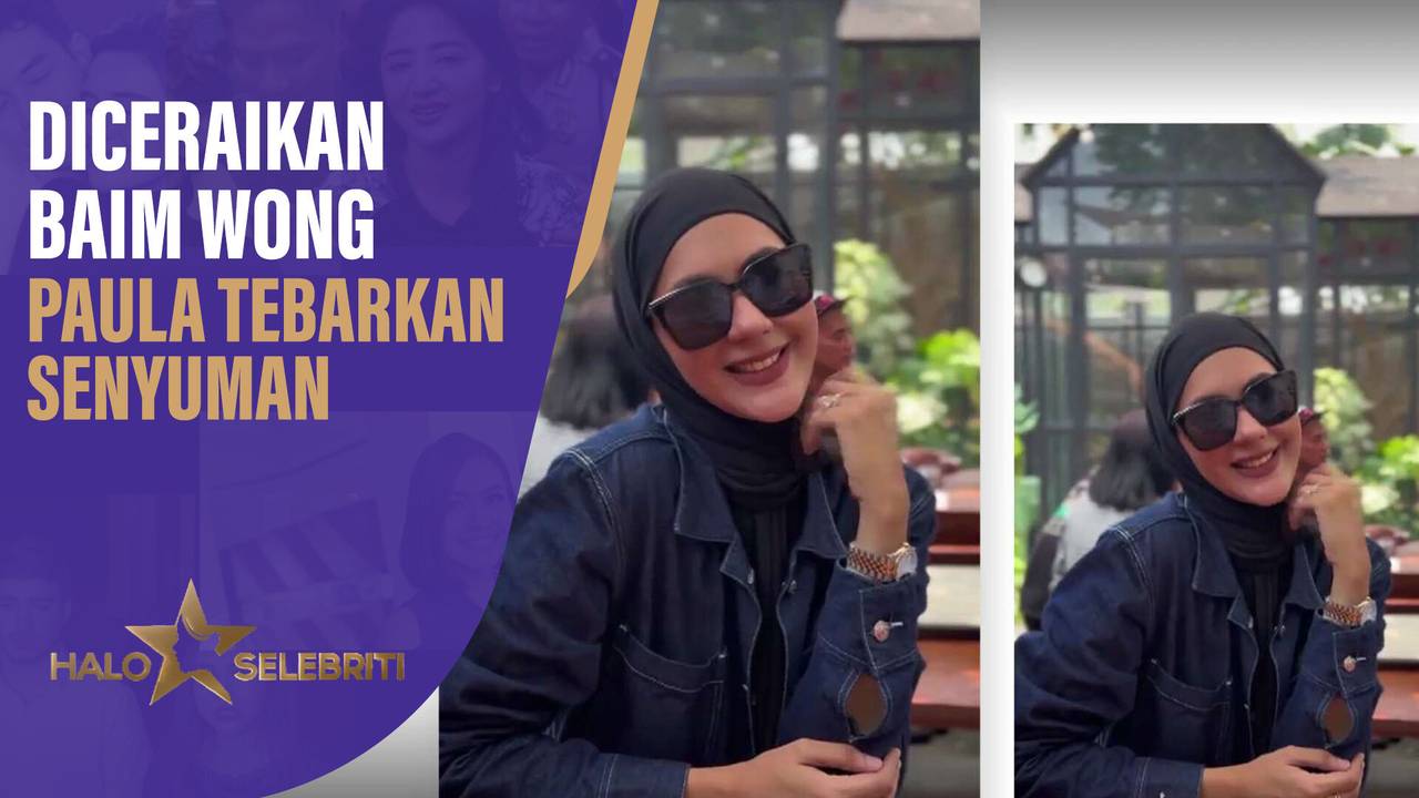 Diceraikan Baim Wong, Paula Verhoeven Tebarkan Senyuman | Halo Selebriti | Vidio