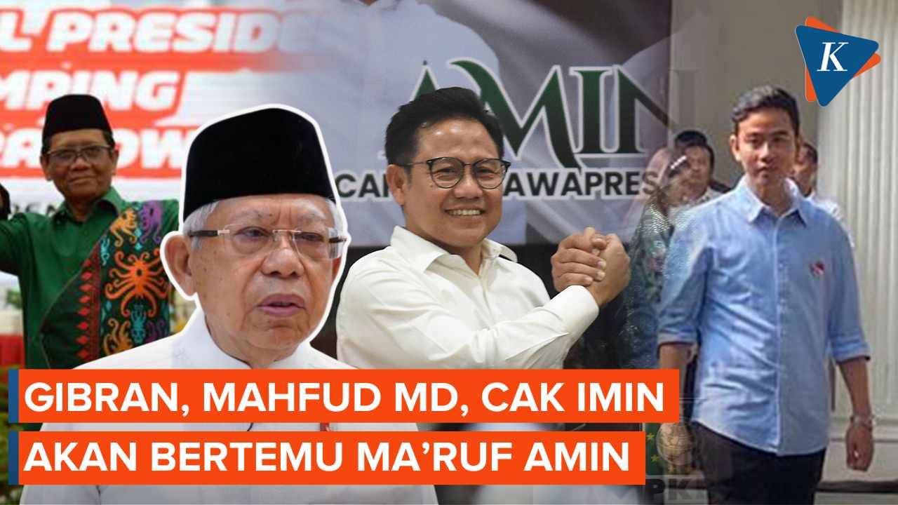 Ma'ruf Akan Bertemu Gibran, Mahfud MD, dan Cak Imin Besok - Kompascom | Vidio