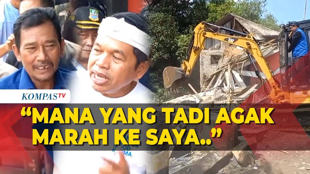 Dedi Mulyadi Bongkar Bangunan di Sungai Bekasi, Sempat Ada Kades yang Marah! - Kompas TV