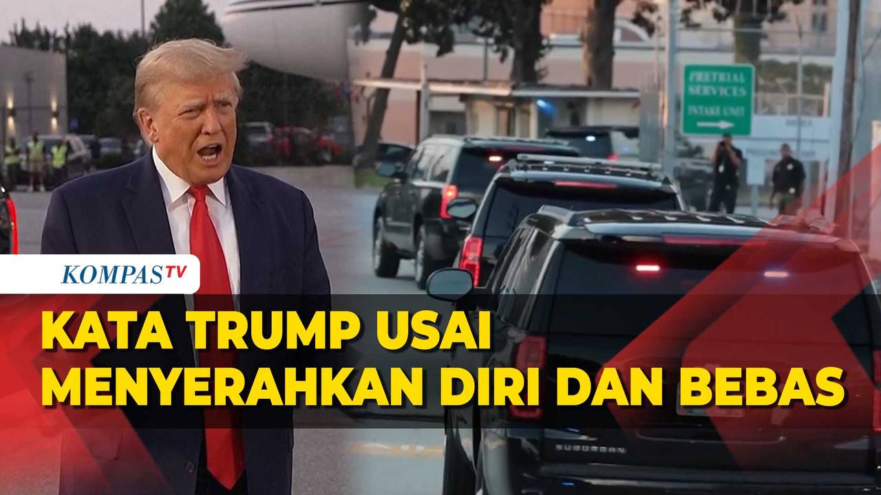 Pernyataan Donald Trump Usai Dibebaskan dari Penjara dengan Jaminan Rp ...