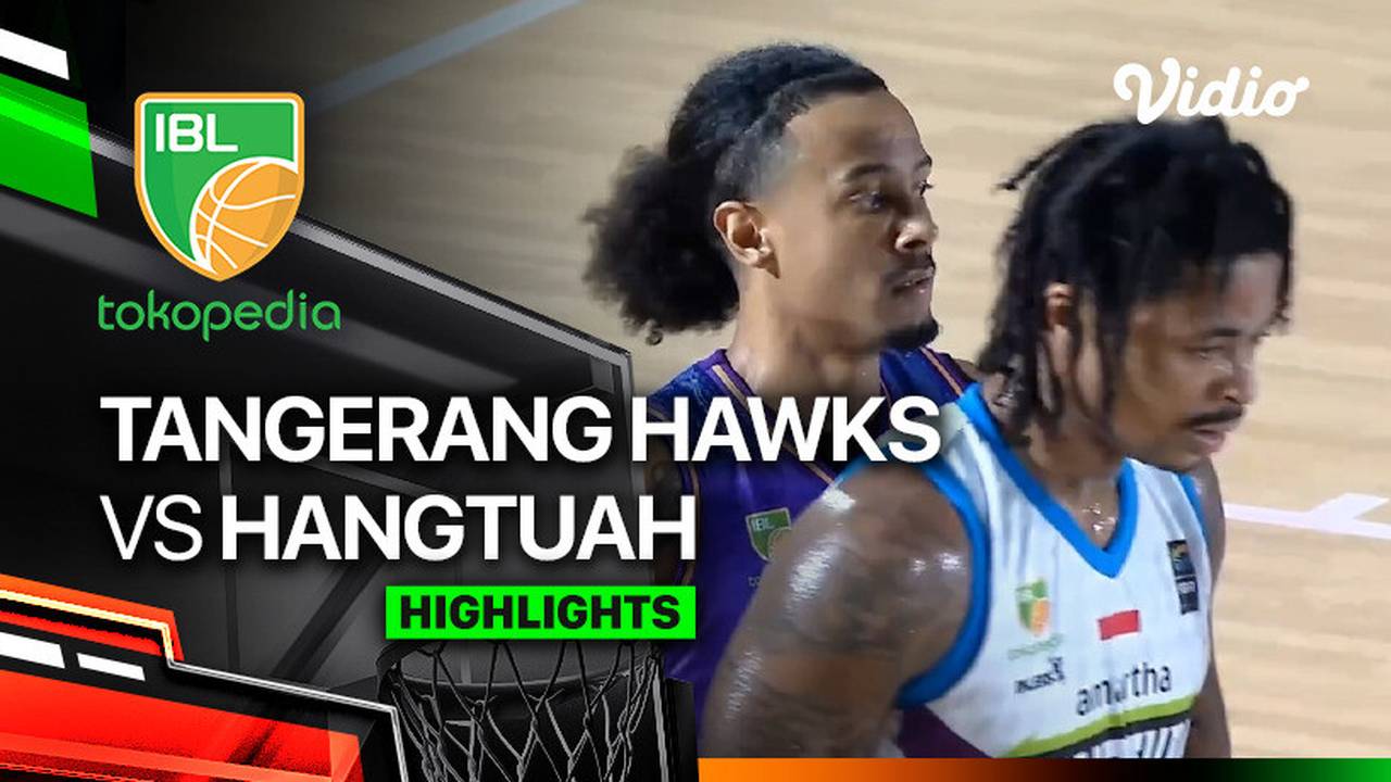 Tangerang Hawks Basketball vs Amartha Hangtuah Jakarta - Highlights | IBL Tokopedia 2024 | Vidio