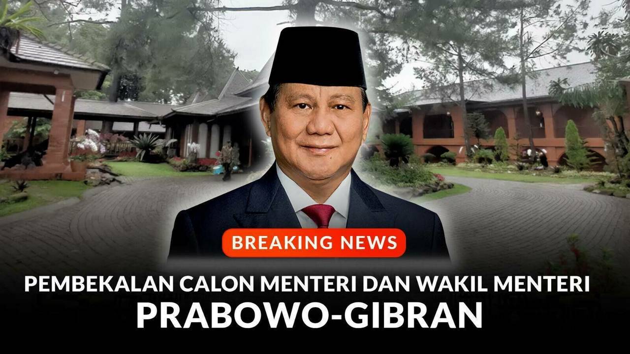 Prabowo-Gibran Beri Pembekalan Calon Menteri dan Wakilnya - BREAKING NEWS