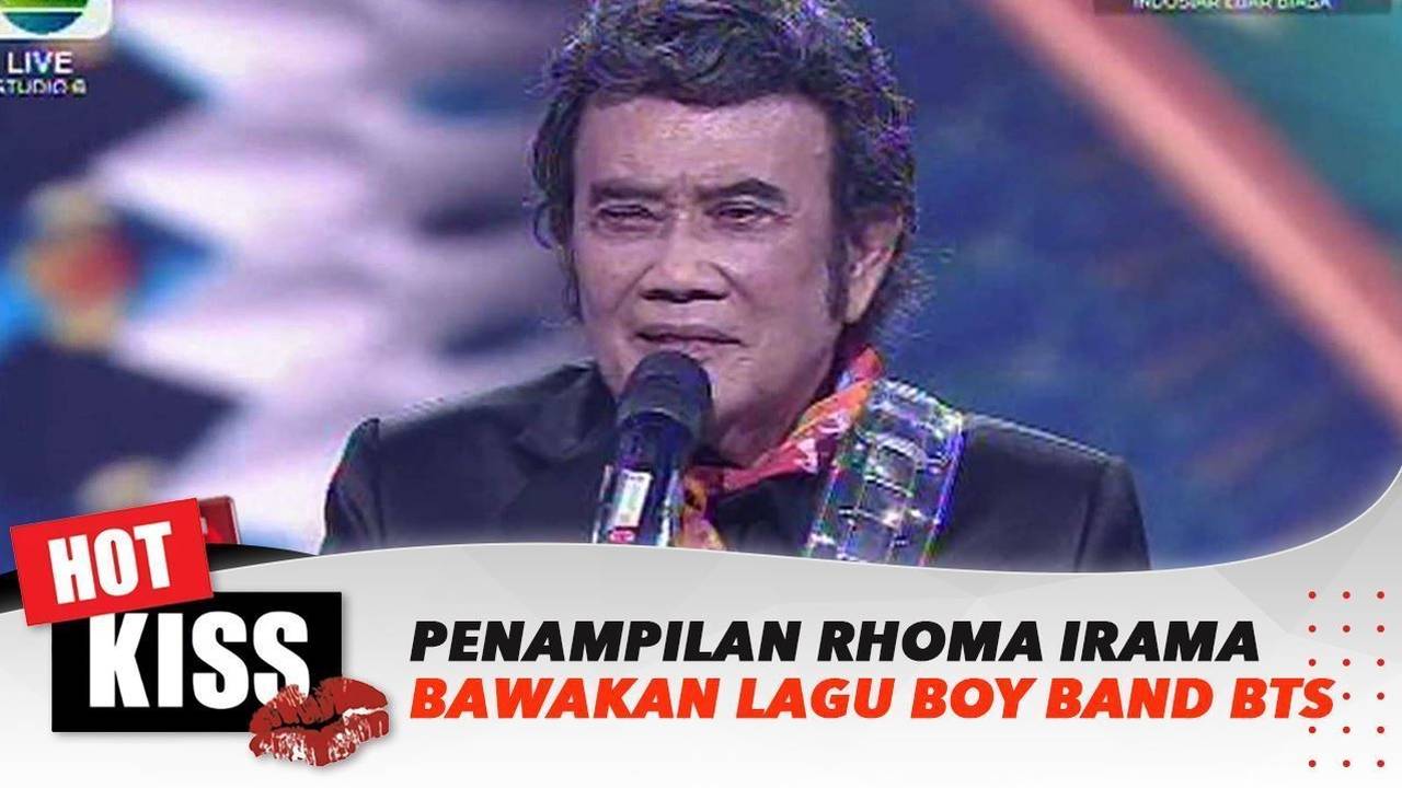 Keren!! Bawakan Lagu Boy Band BTS Penampilan Berbeda Rhoma Irama Jadi Sorotan | Hot Kiss | Vidio
