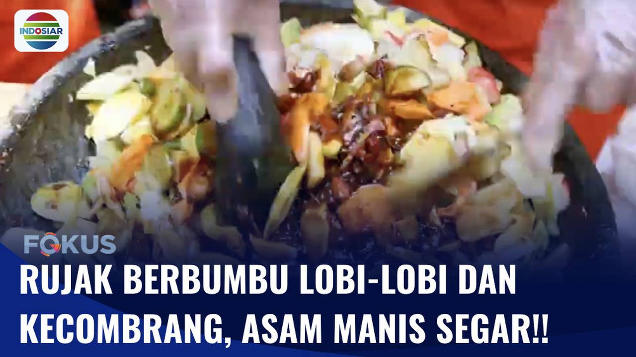 Viral! Rujak Lobi-lobi, Bumbunya Punya Perpaduan Cita Rasa Manis Asam ...