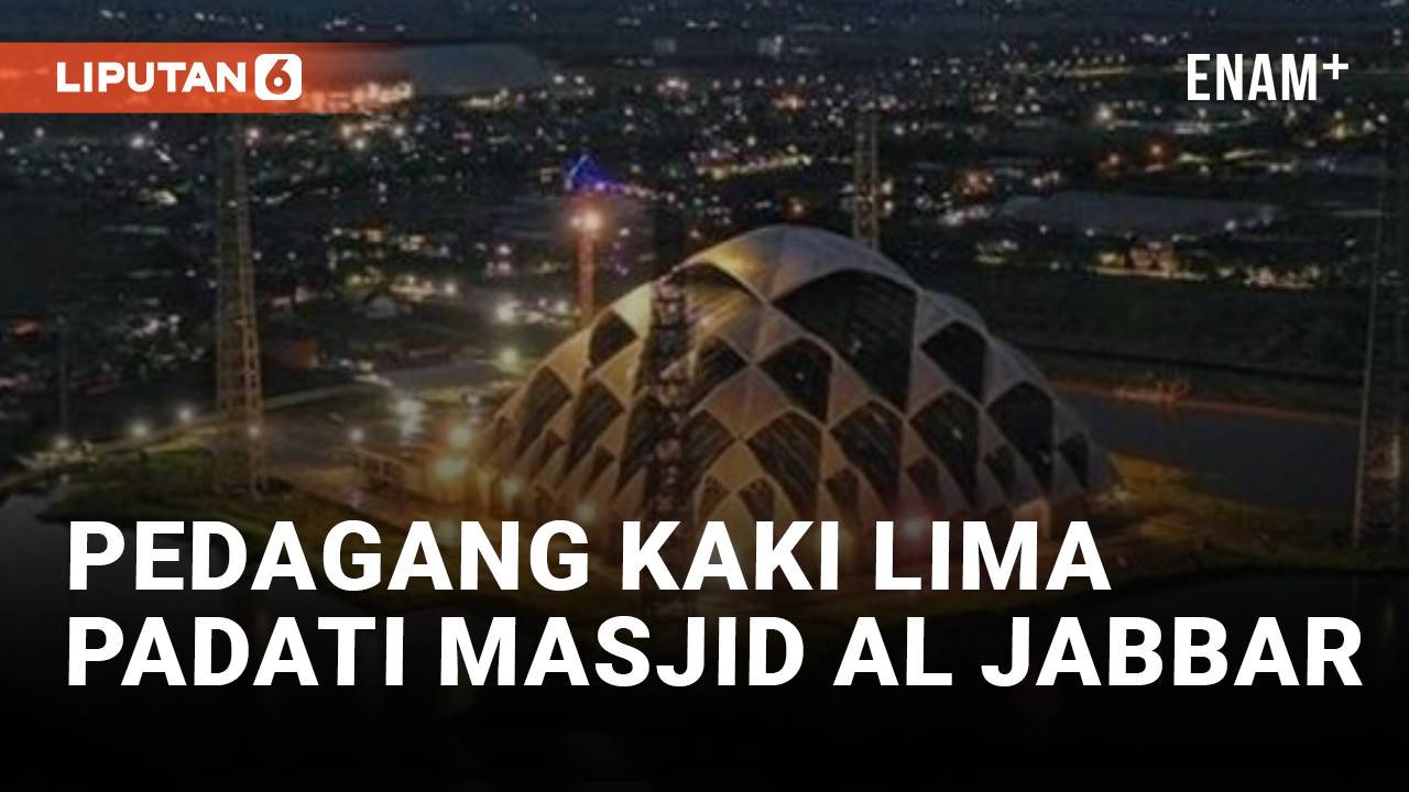 Masjid Al Jabbar Kini Dipenuhi Pedagang Kaki Lima - LiputanEnam | Vidio
