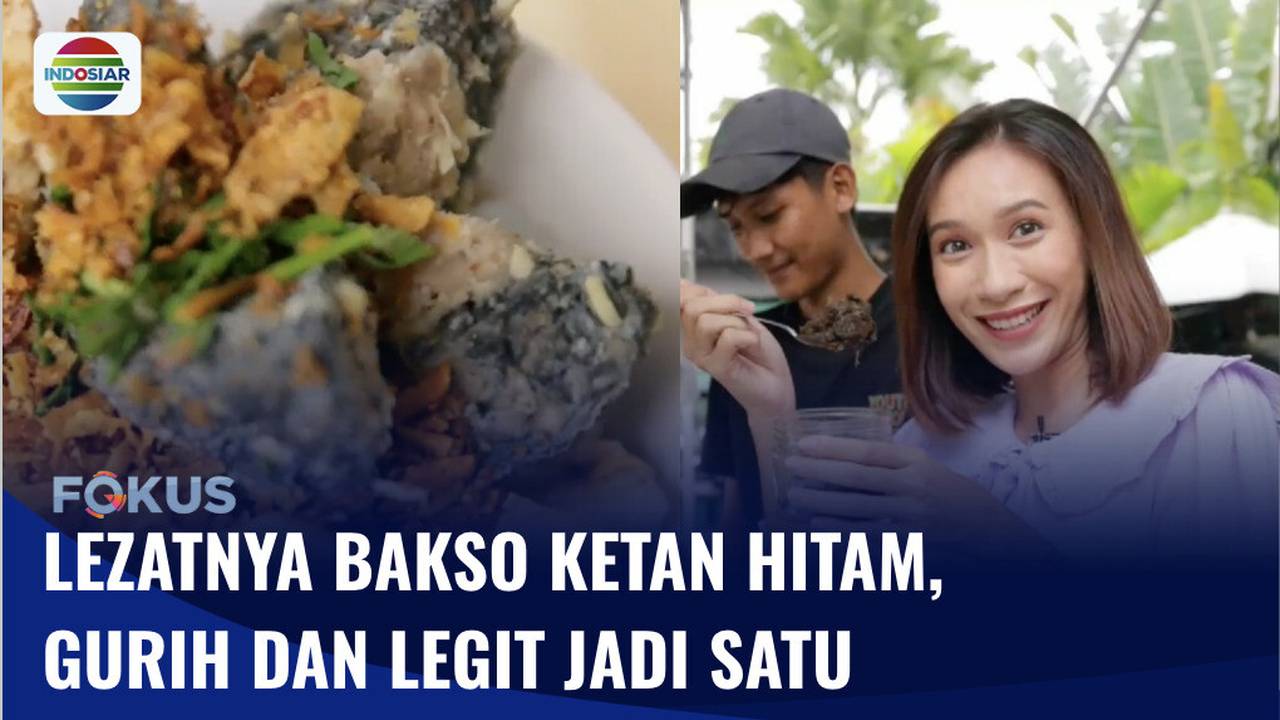 Menyantap Kelezatan Bakso Ketan Hitam, Disajikan dengan Kuah Rempah ...