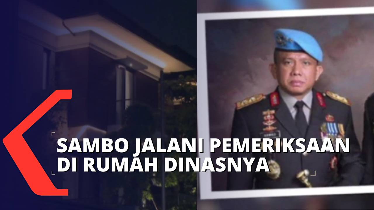 Irjen Ferdy Sambo Jalani Pemeriksaan Perdana Sebagai Tersangka di Rumah ...