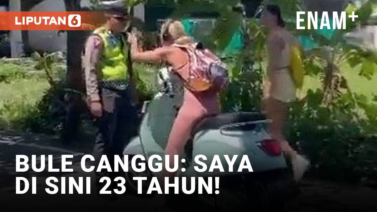 Viral! Bule di Bali Ngamuk Saat Dihentikan Polisi - LiputanEnam | Vidio