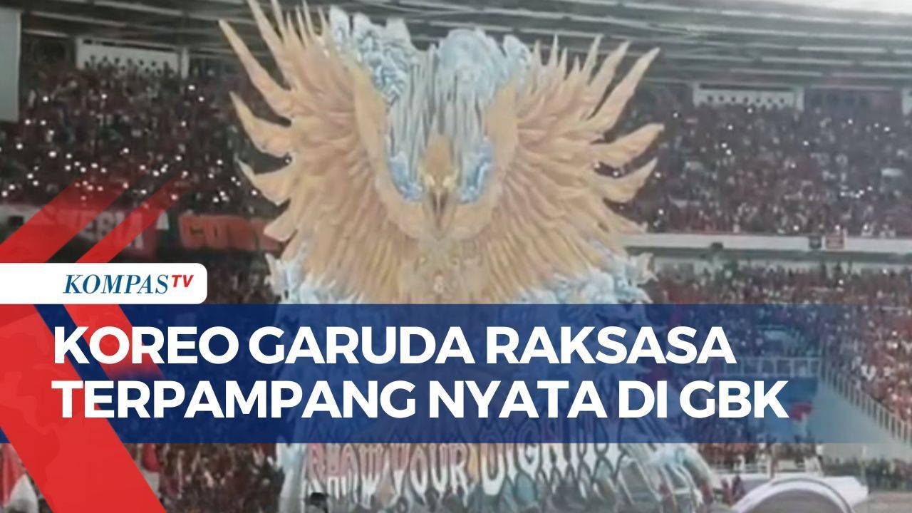 Arti di Balik Koreo Garuda Raksasa di GBK Persembahan Suporter Timnas ...