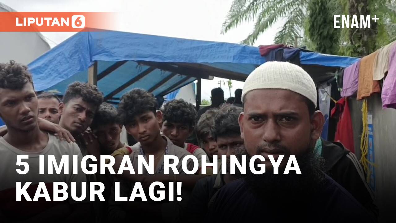5 Imigran Rohingya Kabur dari Tempat Penampungan di Aceh Timur ...