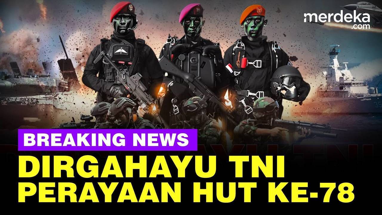 LIVE NOW - Puncak Perayaan HUT Ke-78 TNI - merdeka | Vidio