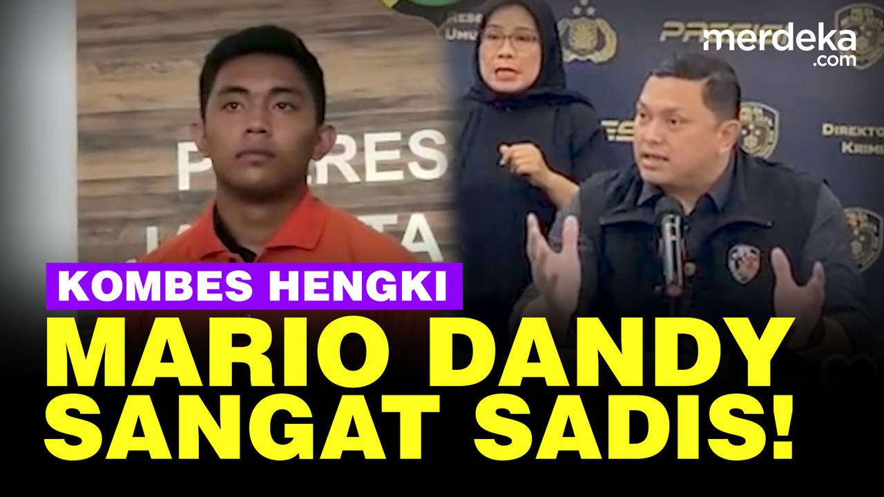 Kombes Hengki Tegaskan Mario Dandy Sangat Sadis saat Aniaya David - merdeka