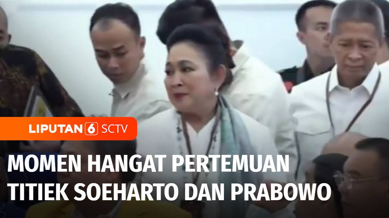 Momen Hangat Pertemuan Prabowo dan Titiek Soeharto Usai Penetapan KPU ...