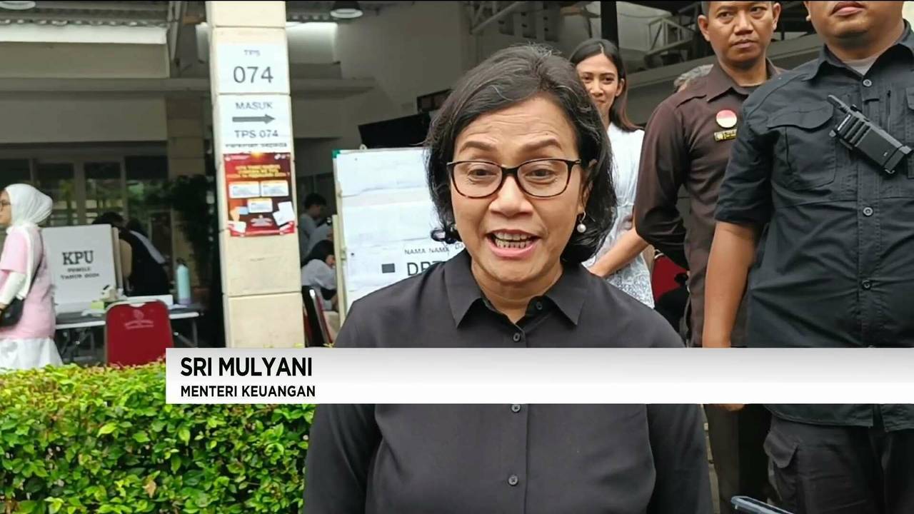 Menkeu Sri Mulyani Mencoblos Di Tps 73 Bintaro | Pesta Rakyat Quick ...