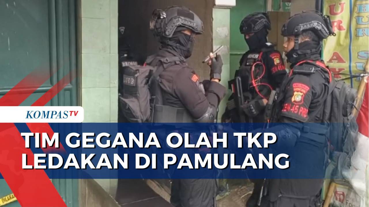 Tim Gegana Olah TKP Ledakan di Pamulang, Personel Sisiri Porak-Poranda ...