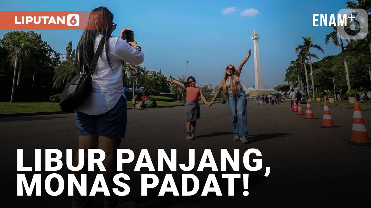 Libur Panjang Isra Miraj dan Imlek 2024, Kawasan Monas Ramai Dikunjungi ...