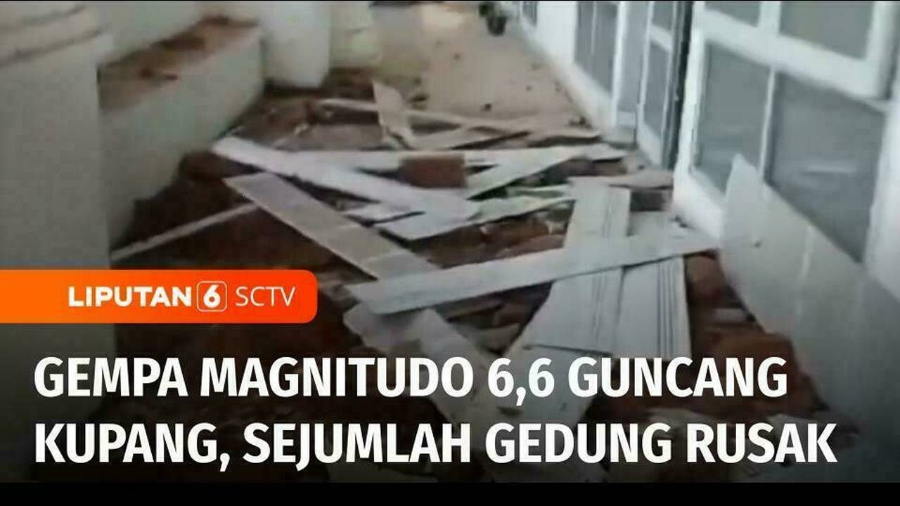 Kantor Bupati hingga Kantor Gubernur di Kupang Rusak Akibat Guncangan Gempa Magnitudo 6,6 ...