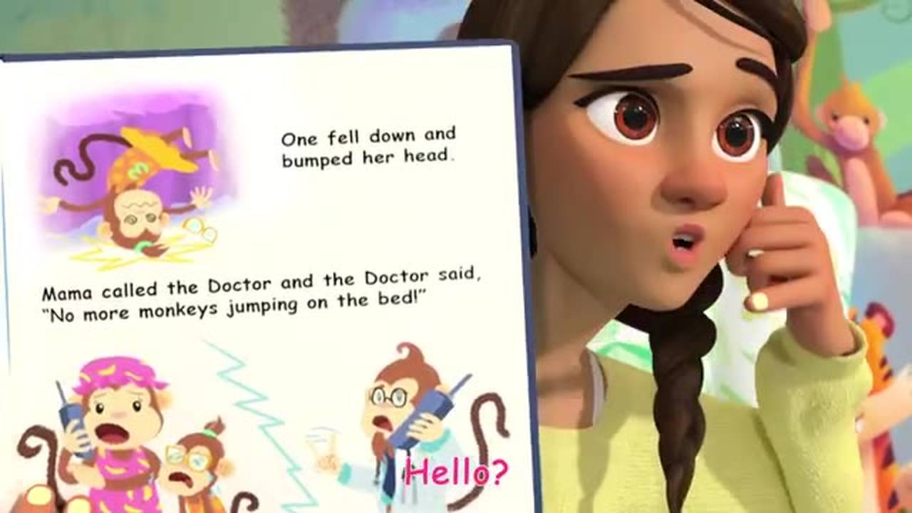 CoComelon - Five Little Monkeys Jumping on the Bed (2020)