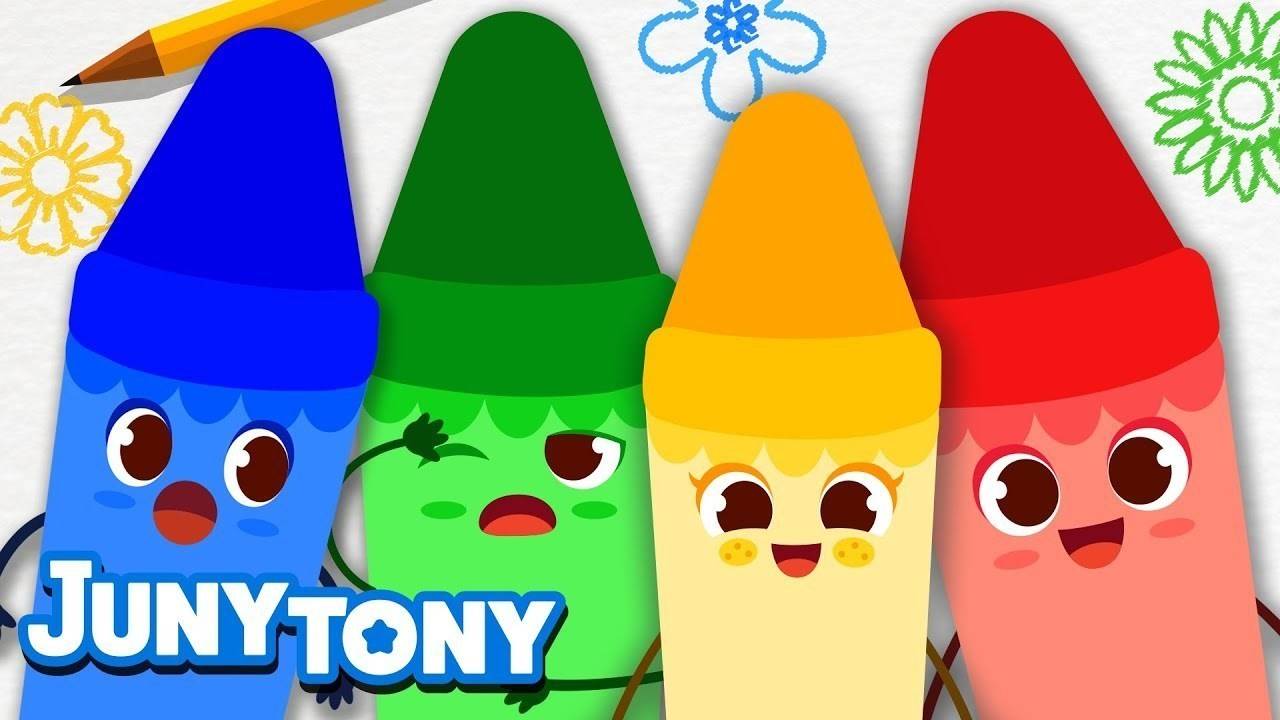 JunyTony - Colors Songs for Kids - Crayon Fairies (2022)