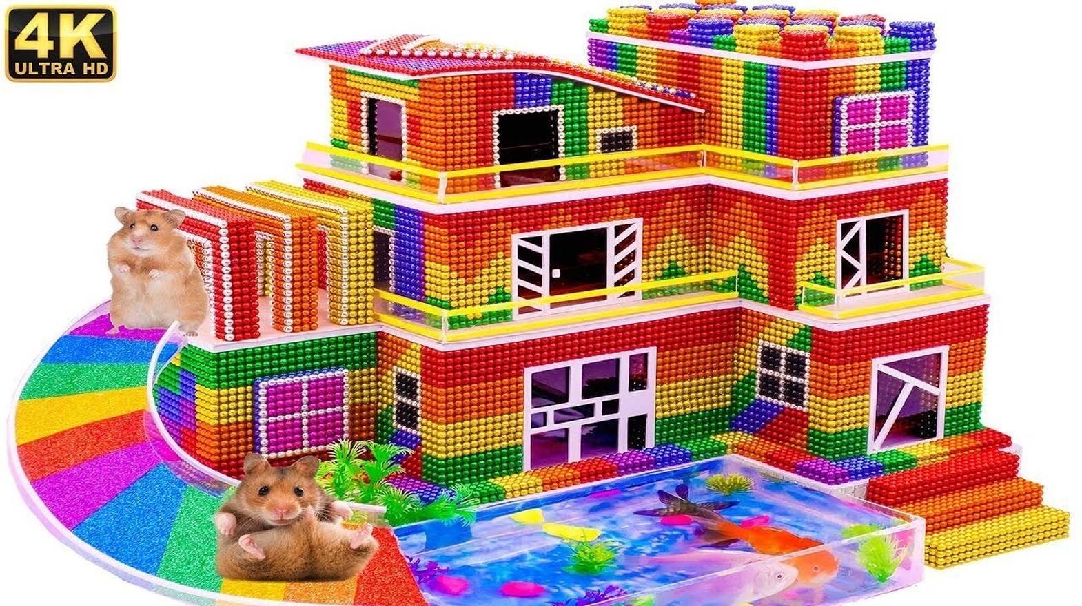 Magnet Rainbow - Membuat Rumah Mainan Anak - Cara membuat villa dengan ...