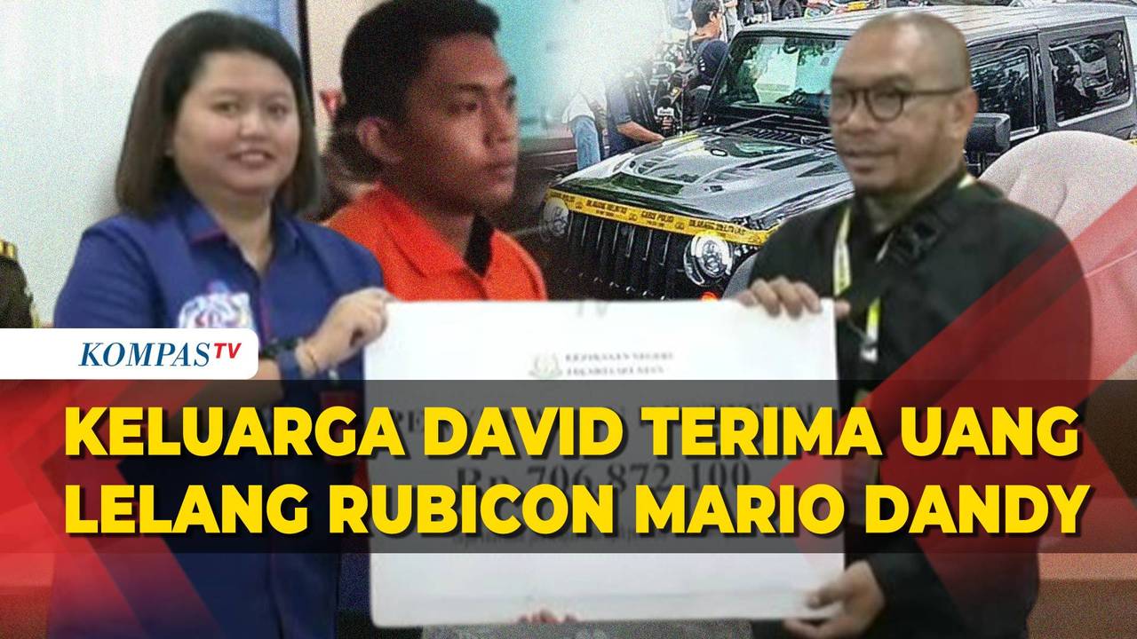 [FULL] Keluarga David Ozora Terima Uang Restitusi Hasil Lelang Rubicon ...