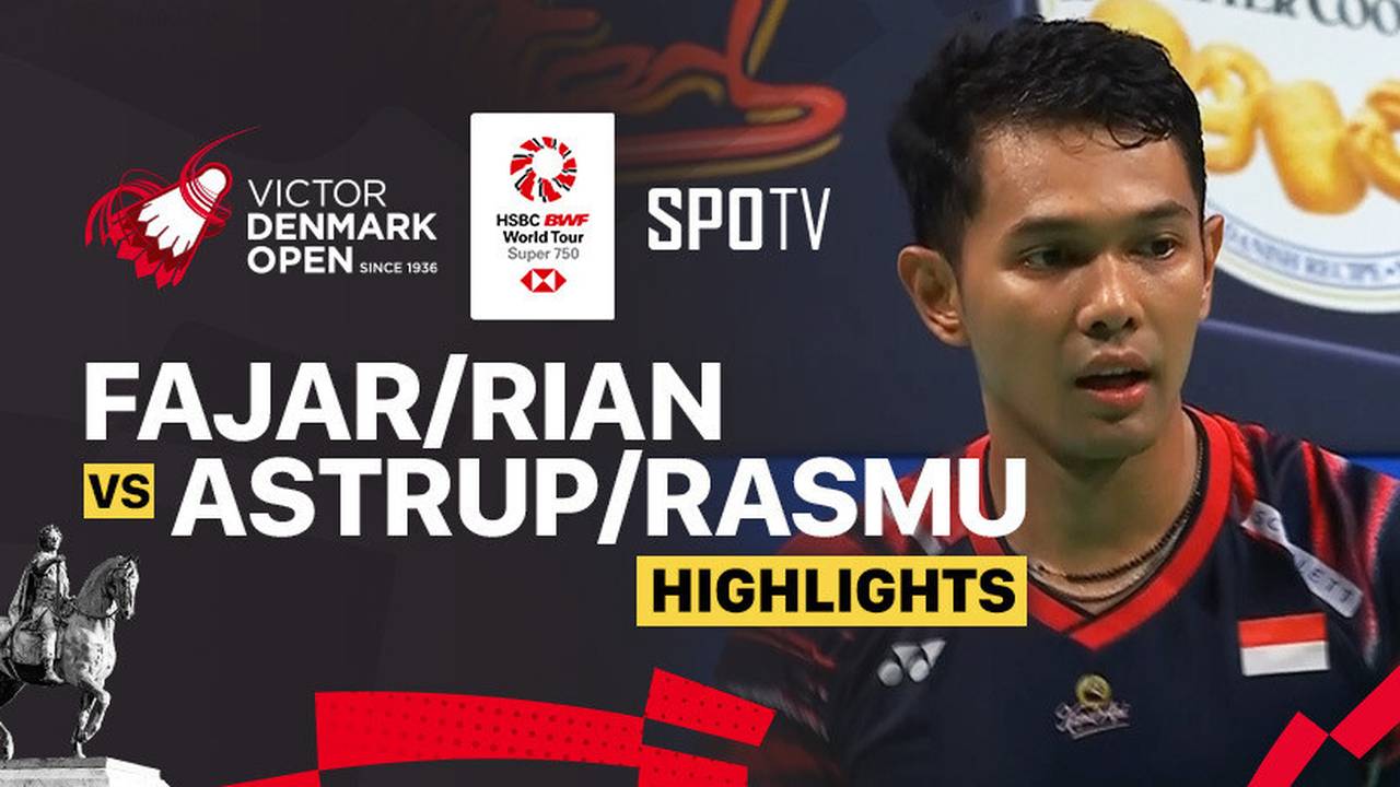 Fajar Alfian/Muhammad Rian Ardianto (INA) vs Kim Astrup/Anders Skaarup ...