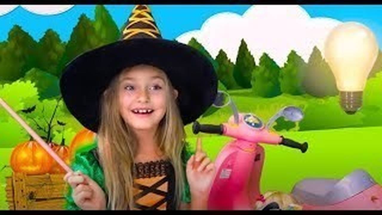 Sasha dan teman-temannya memainkan trik atau suguhan Halloween. Ruang ...