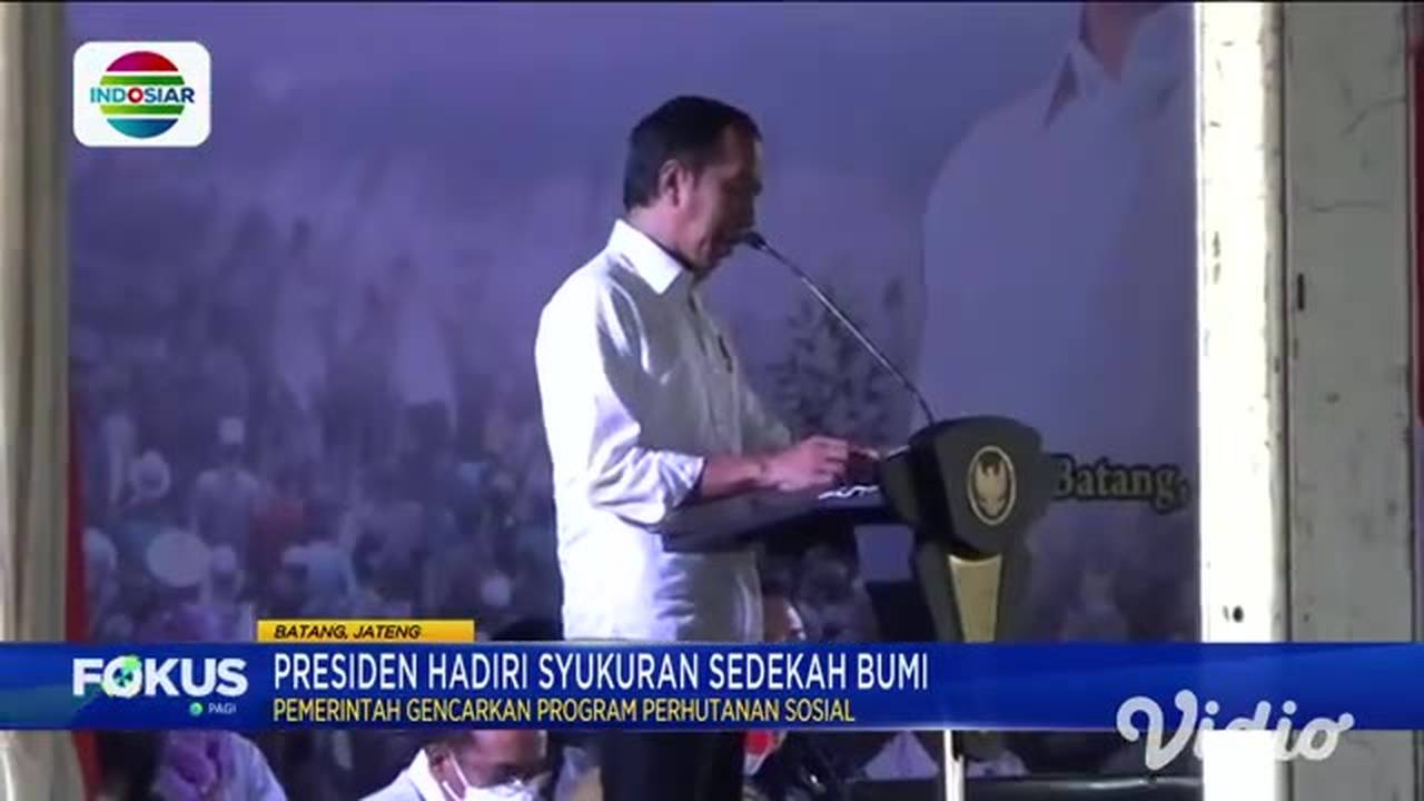 Presiden Jokowi Bersama 10.000 Petani di Batang Hadiri Syukuran Hasil ...