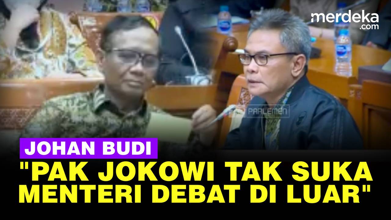Johan Budi- Pak Mahfud Jangan Mengancam-Ancam, Belum Tentu 5 Tahun ...