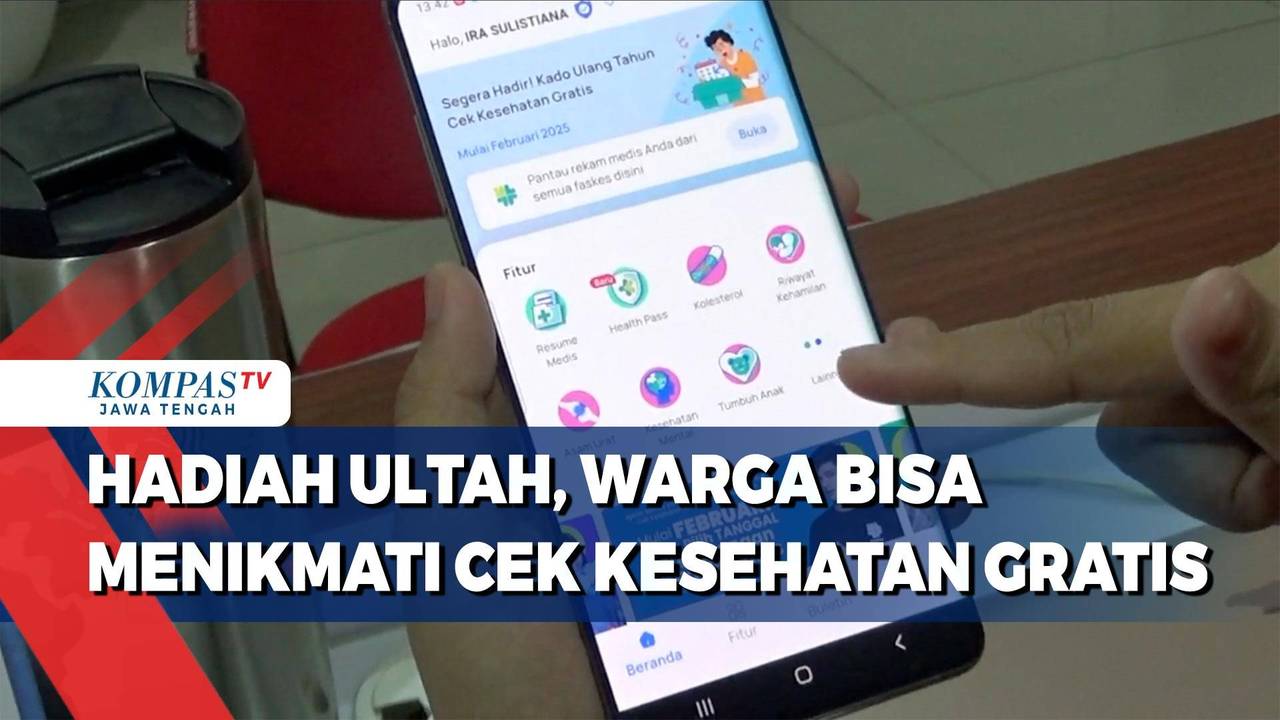 Hadiah Ultah, Warga Bisa Menikmati Cek Kesehatan Gratis - Kompas TV | Vidio