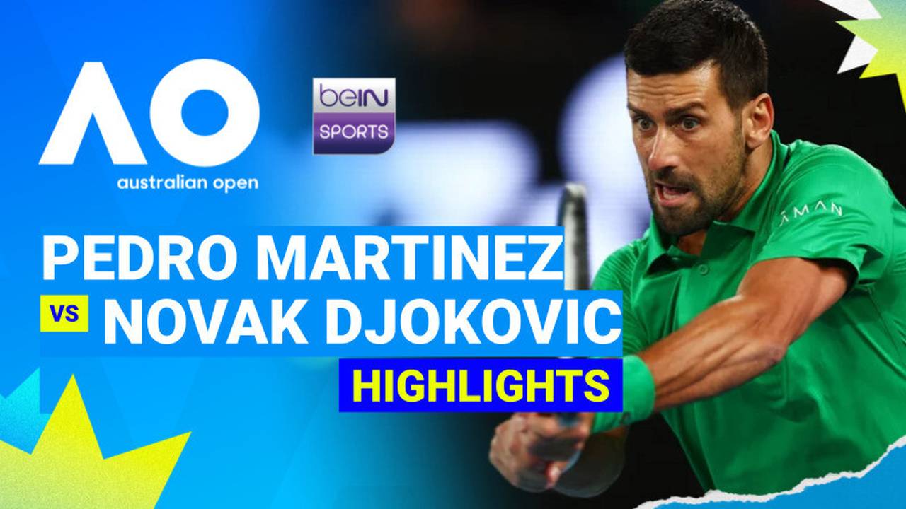 Pedro Martinez (ESP) vs Novak Djokovic (SRB) - Highlight | Australian ...