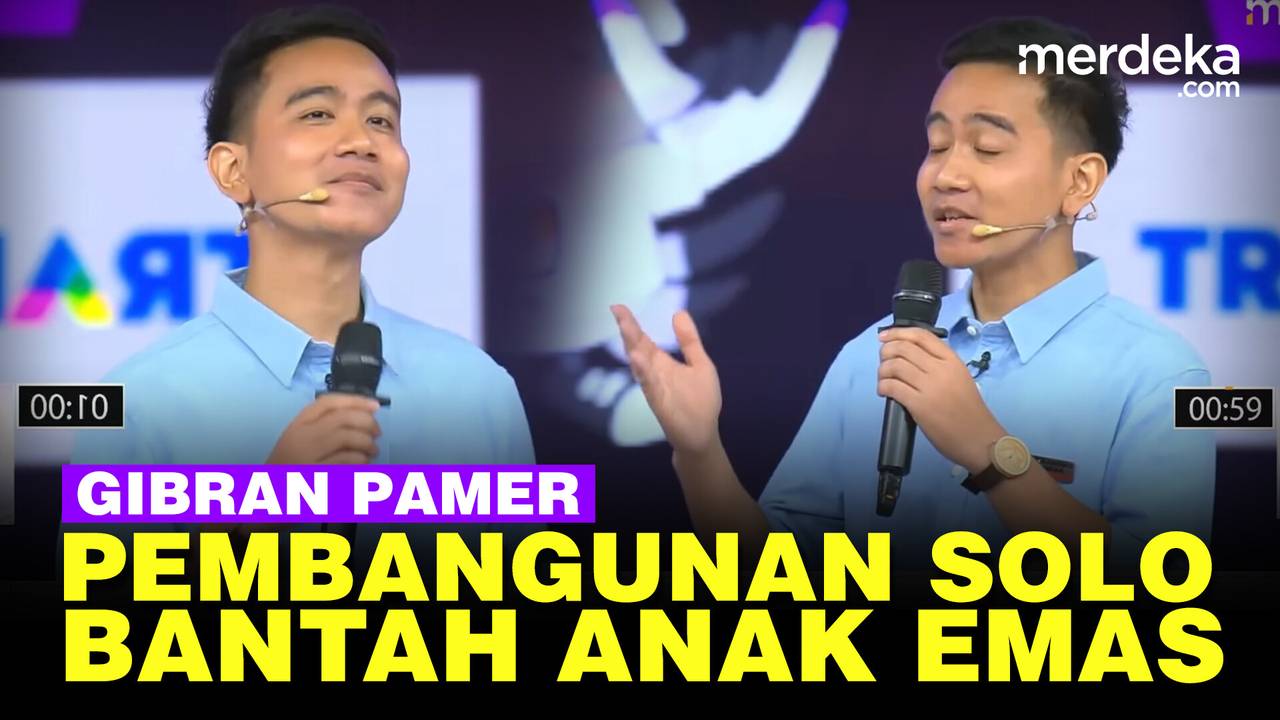 Gibran Pamer Pembangunan Kota Solo ke Gus Imin: Enggak Usah Tendensius Gitu - merdeka | Vidio