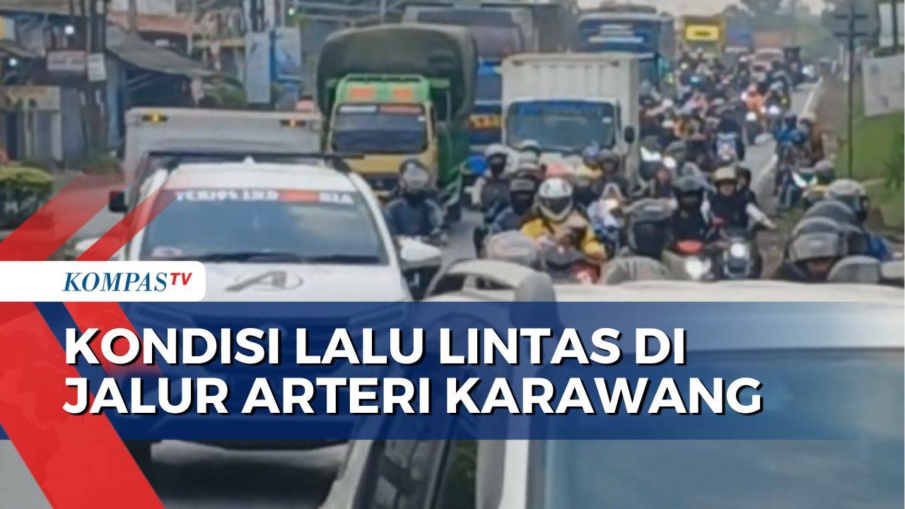 Puncak Arus Balik Lebaran, Begini Kepadatan di Jalur Arteri Karawang ...