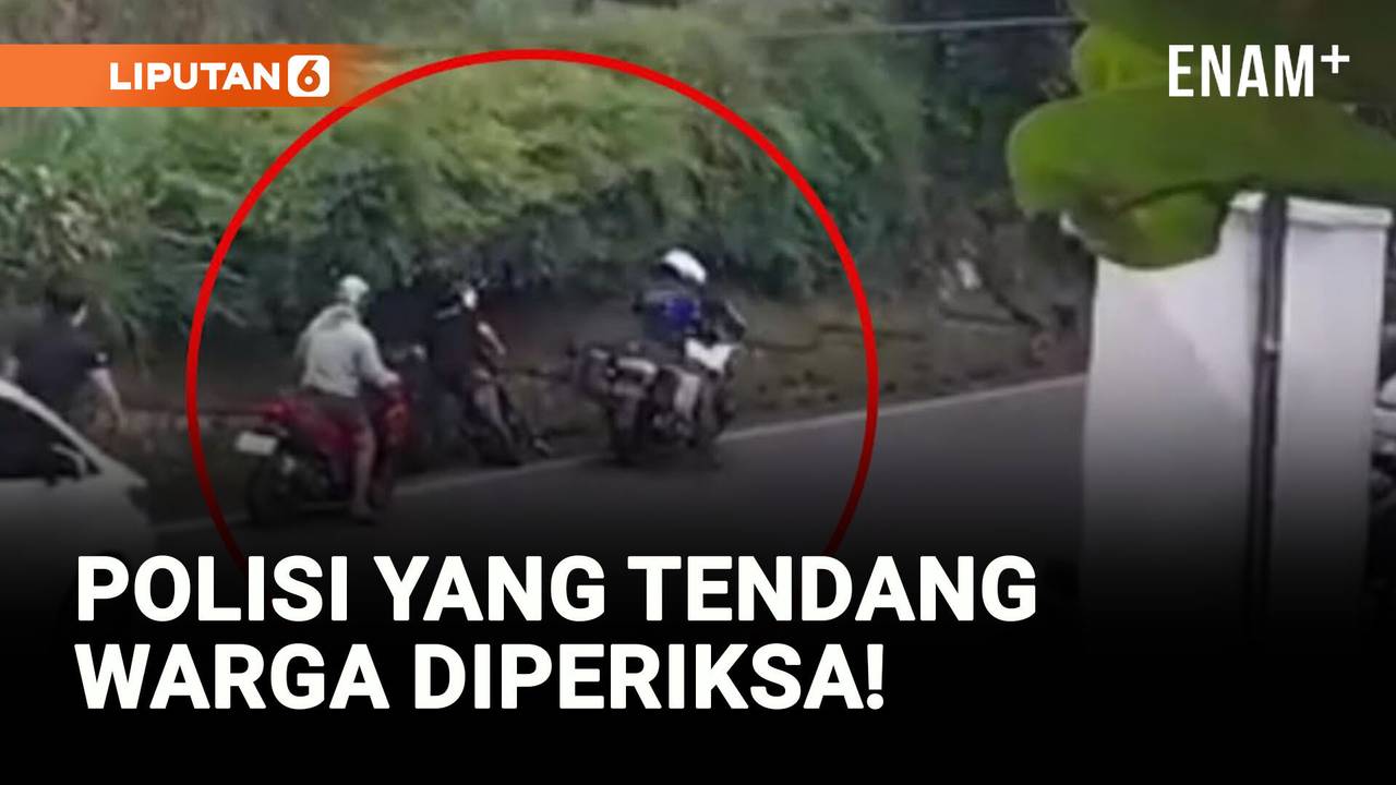 Viral! Anggota Polisi Tendang Pengendara Motor di Puncak Cisarua - liputan6.com | Vidio