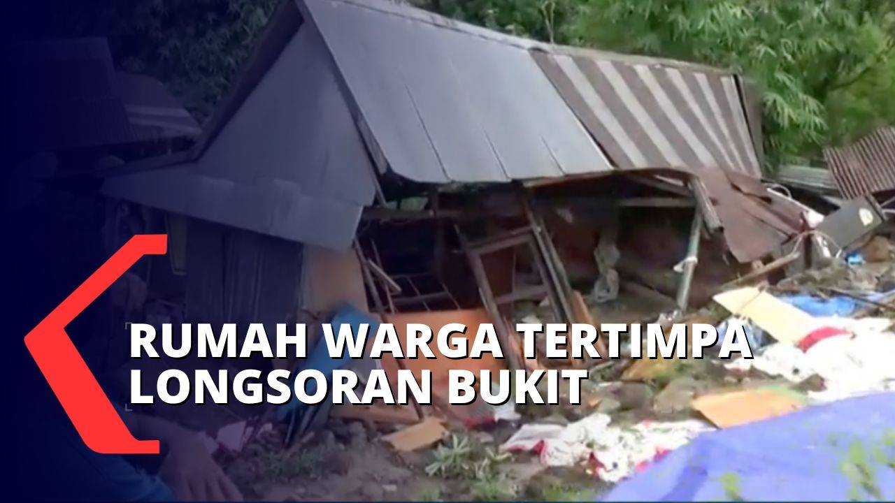 Satu Rumah Warga Hancur Hingga Rata dengan Tanah Akibat Tertimbun Bukit ...